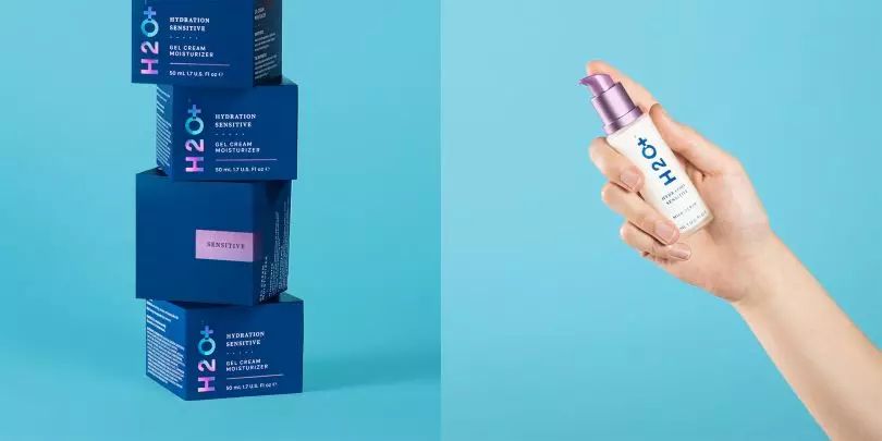 Noise 13's ocean-inspired packaging for H2O+ hopes to 'sail above' other skincare products 6026_9