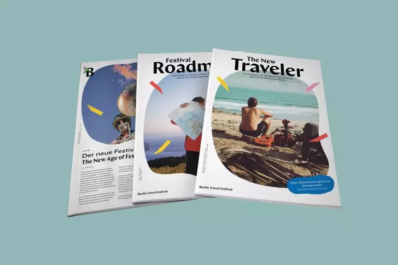 Publikationsdesign til Berlin Travel Festival.