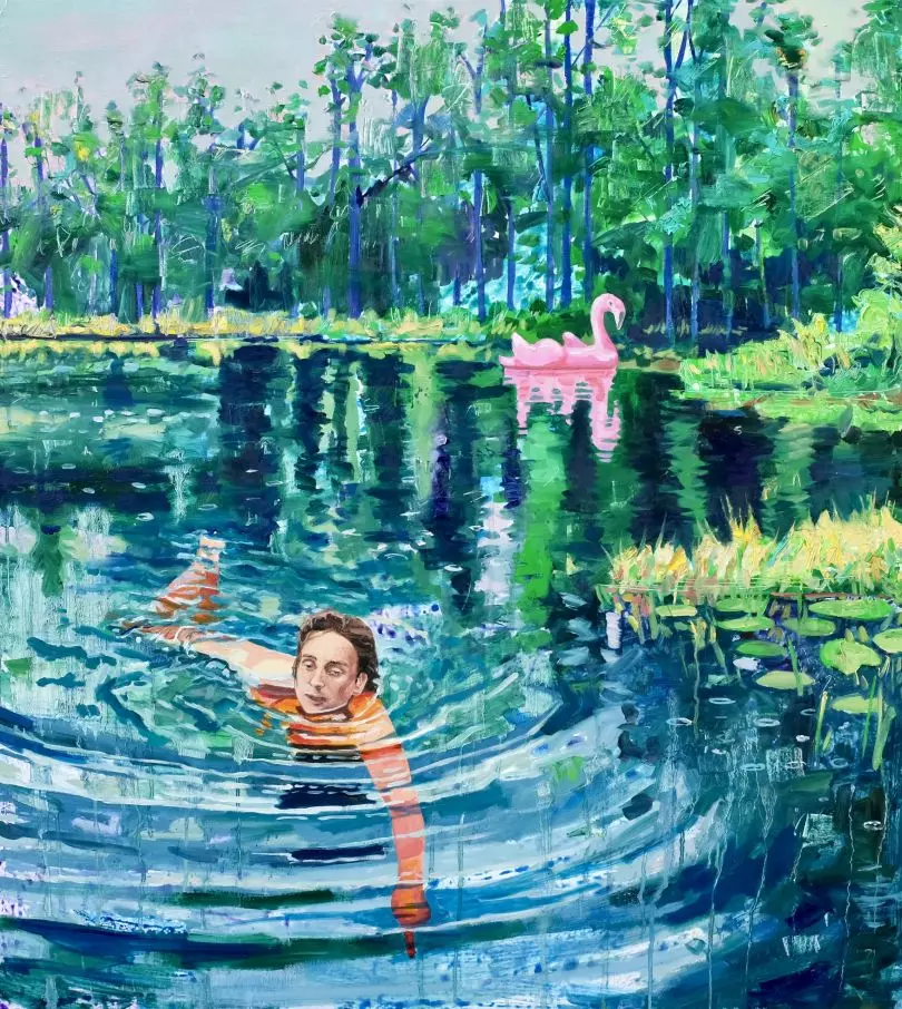 Picturi de Utopia de Danielle Klebes care pun întrebarea „Există paradisul?” 6087_1