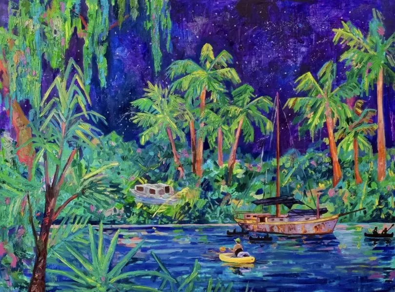 Picturi de Utopia de Danielle Klebes care pun întrebarea „Există paradisul?” 6087_7