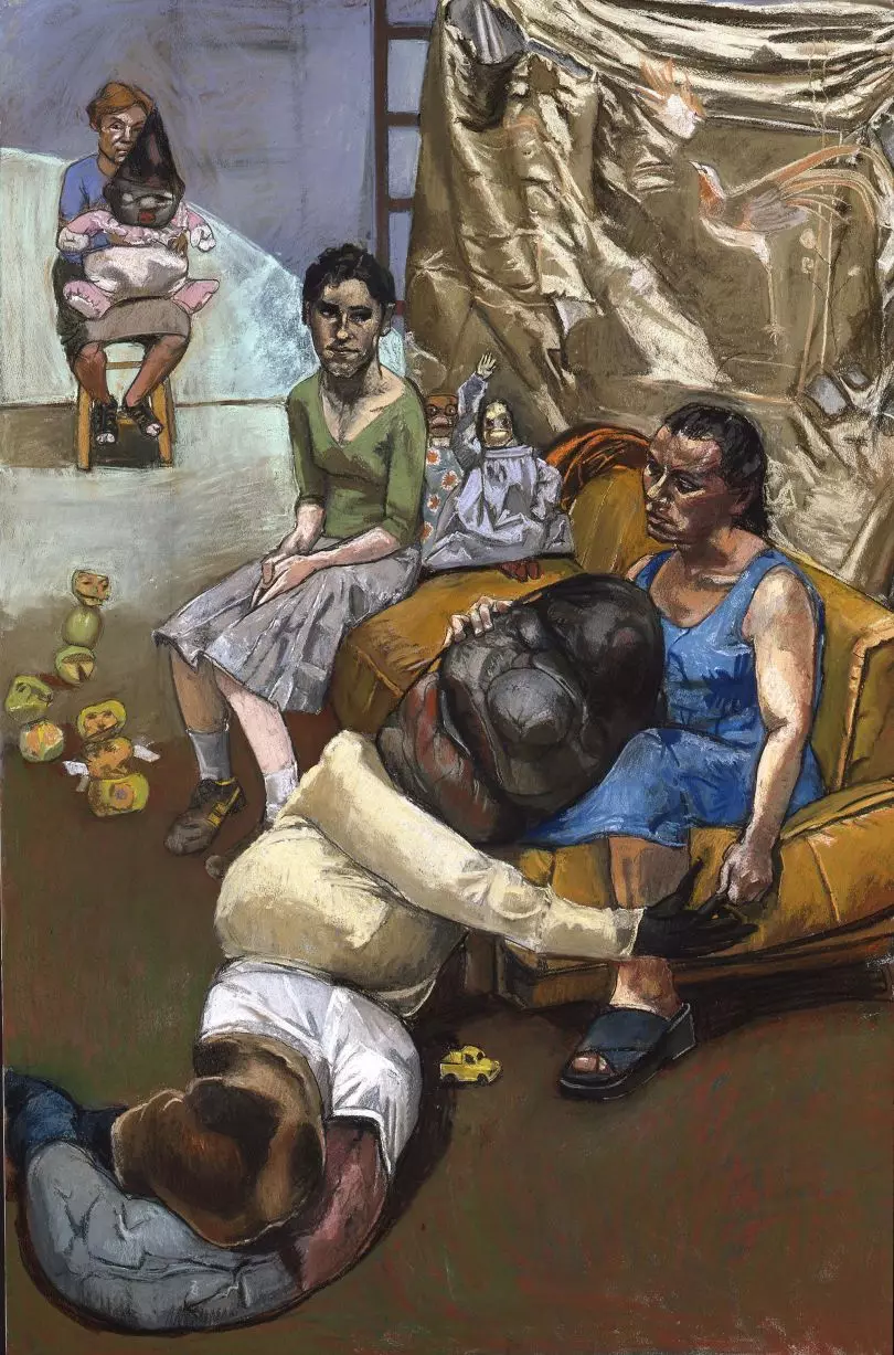 Paula REGO (s. 1935) Padjamees, 2004, (parempoolne triptühhoni paneel) Pastell pardal, 180 x 120 cm Kogu: Erakogu © Paula Rego, Marlborough, New York ja London loal
