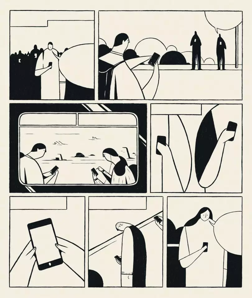 Perry Rowe's emotive illustrations convey the impact of major life changes 6128_5