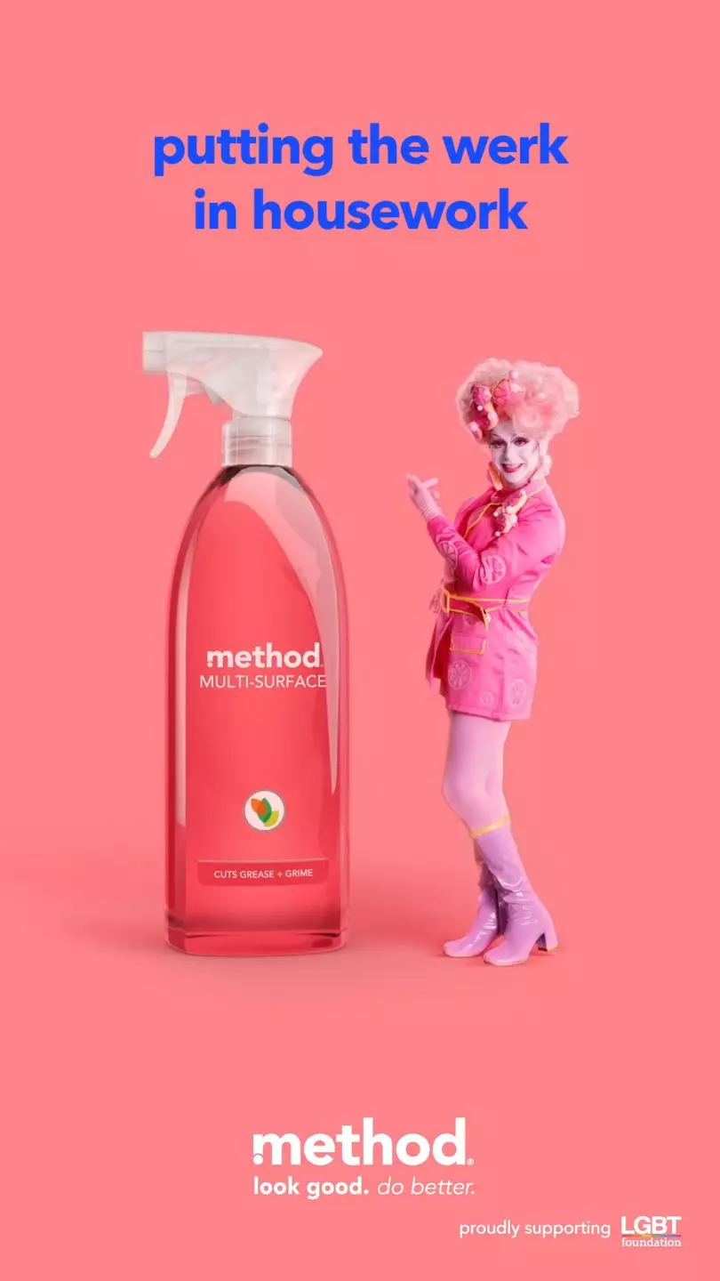новата кампања на методот содржи влечење уметници за да нè охрабри да ги преиспитаме „токсичните родови стереотипи при чистењето“ 6145_6