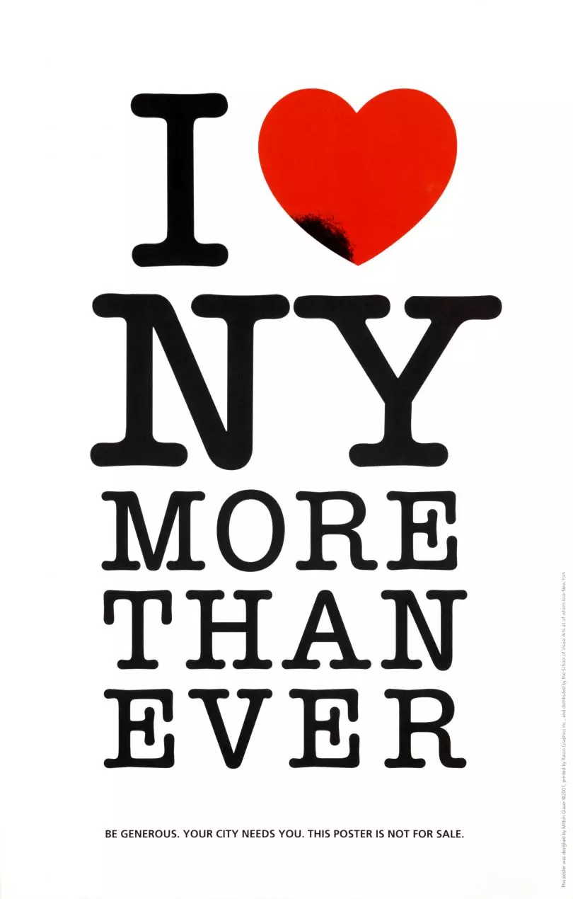 I Love NY More than Ever, 2001 para a Escola de Artes Visuais