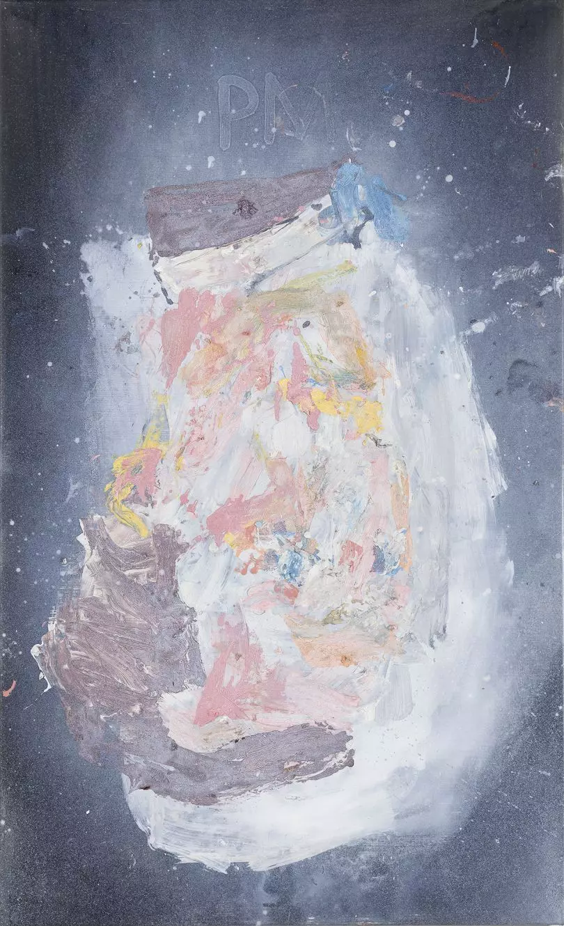 GEORG BASELITZ Piet M., 2018 Olje na platnu 65 x 39 3/8 in 164,9 x 100 cm © Georg Baselitz. Foto: Jochen Littkemann. Z dovoljenjem Gagosian