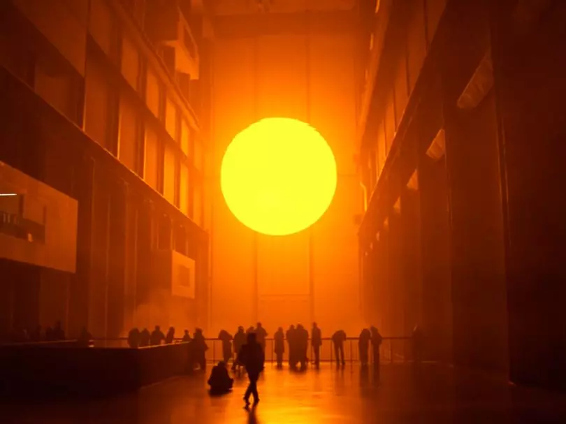 Olafur Eliassion، د هوا پروژه. عکس: Olafur Eliasson / Tate، لندن