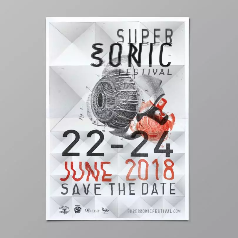 Projektant 'k**je z typem' dla tożsamości festiwalu Supersonic 2018 6411_1