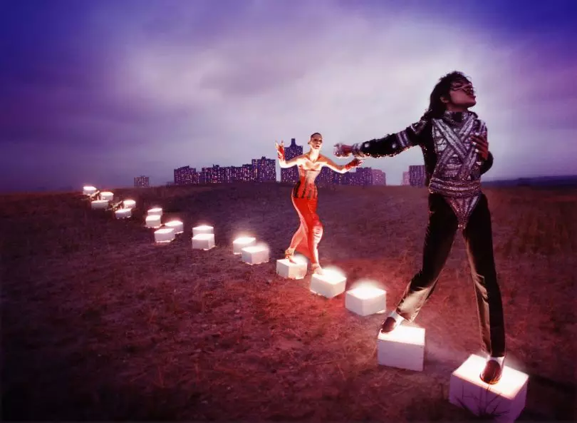 Path sing padhang, 1998 dening David LaChapelle. Sopo artis