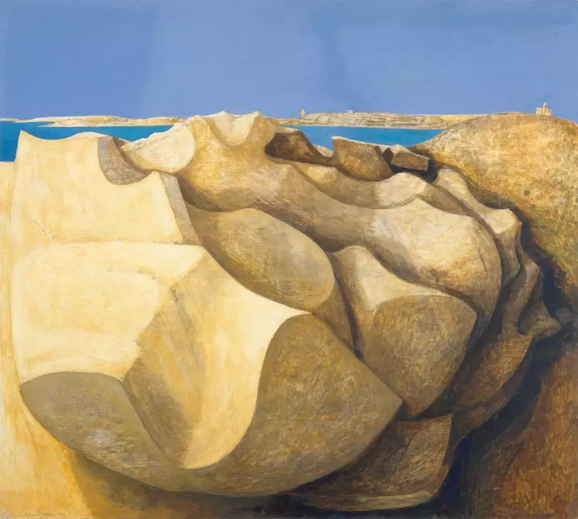 Wilhelmina Barns-Graham, Rocks, St Mary's, Scilly Isles, 1953, City Art Center, City of Edinburgh Muséeën a Galerien © Wilhelmina Barns-Graham Trust