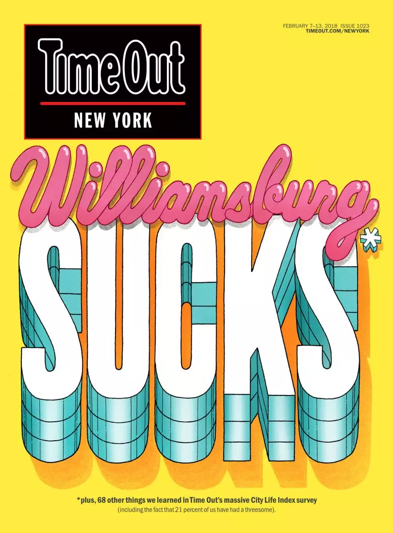 Williamsburg Sucks: Toby Triumphs kontroversielle design for Time Out 6522_2