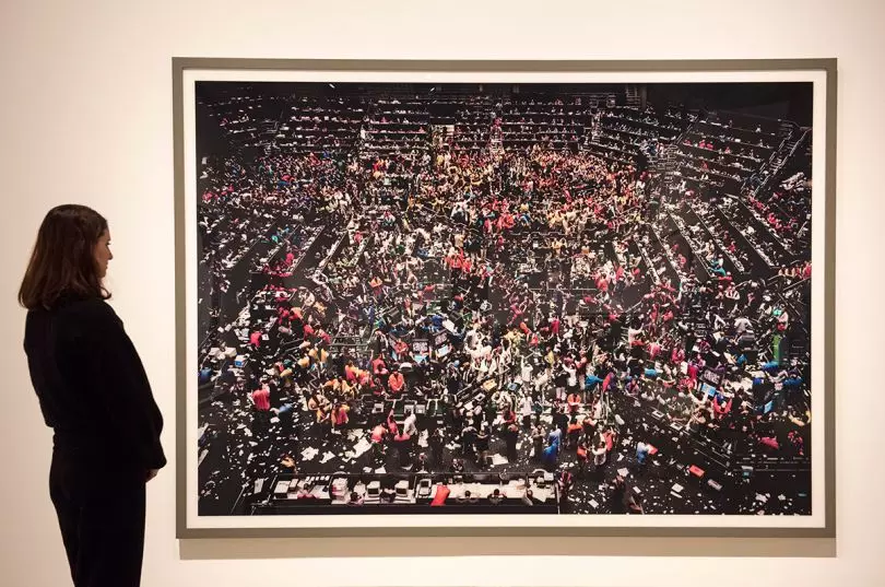 Imagens de instalação, Andreas Gursky na Hayward Gallery de 25 de janeiro a 22 de abril de 2018. Crédito: Linda Nylind