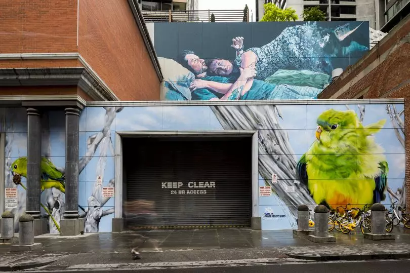 Australiska konstnärer förenas för att skapa Melbournes första officiella gatukonstområde 6611_2