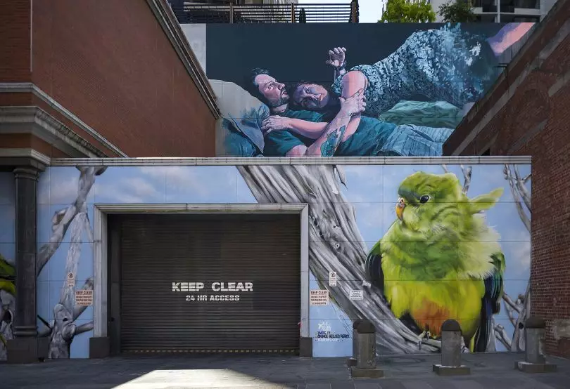 Australiska konstnärer förenas för att skapa Melbournes första officiella gatukonstområde 6611_8