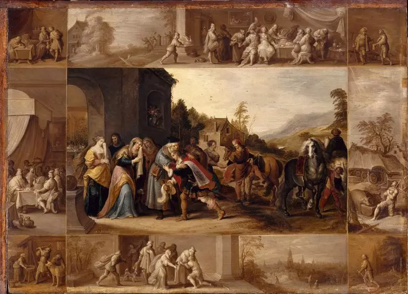 Frans Francken II (1581–1642) The Paravel of the Prodigal Son, 1633 Oil on panel, 61 × 86 cm Musée du Louvre, Département des Peintures, Paris, inv. 1295