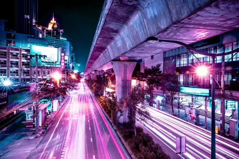 Bangkok Glow: Seri fotografi futuristik oleh Xavier Portela terlihat bermuatan listrik 6679_8