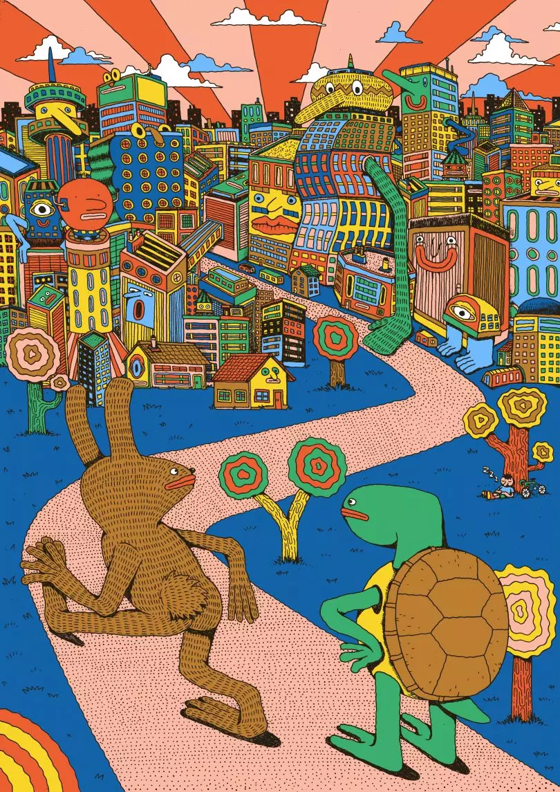 Melcher Oosterman creates intricate, colourful illustrations without even planning them 66_7