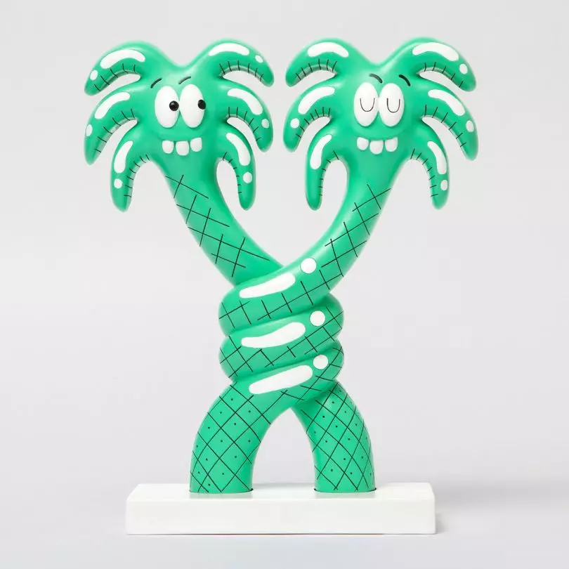Hello Mello: Conoce la nueva escultura de palmera de pop psicodélico de Steven Harrington 6749_2
