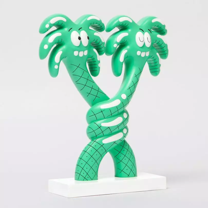 Hello Mello: Conoce la nueva escultura de palmera de pop psicodélico de Steven Harrington 6749_6