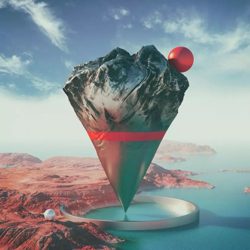 Les representacions digitals de Filip Hodas evoquen paisatges surrealistes amb colors dolços 6780_17