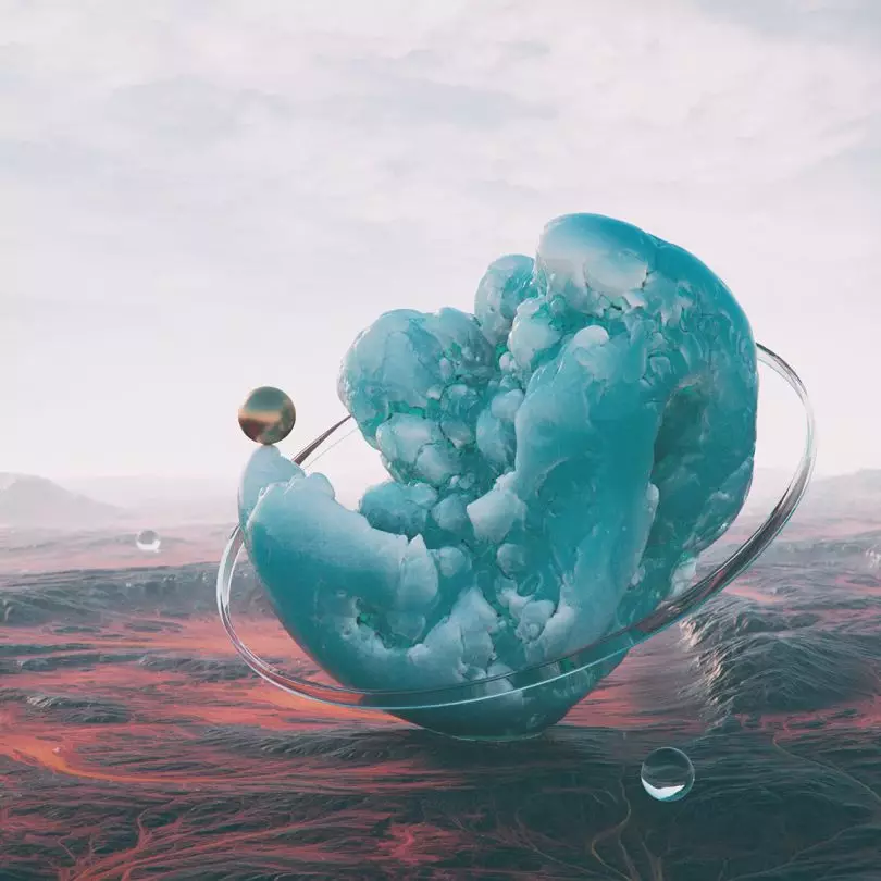 Les representacions digitals de Filip Hodas evoquen paisatges surrealistes amb colors dolços 6780_3