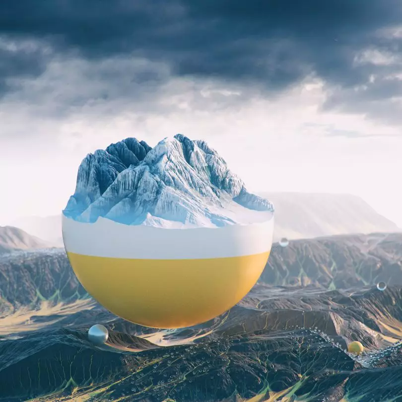 Les rendus numériques de Filip Hodas évoquent des paysages surréalistes aux couleurs acidulées 6780_9