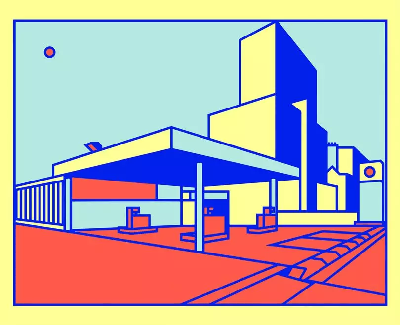 Benzinestation 1 door Thomas Hedger | Krediet: © Thomas Hedger