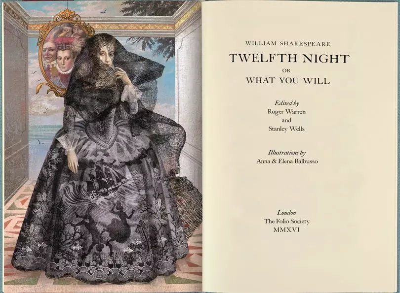 Twelfth Night – léaráid leabhar le Anna agus Elena Balbusso | Creidmheas: © Anna agus Elena Balbusso