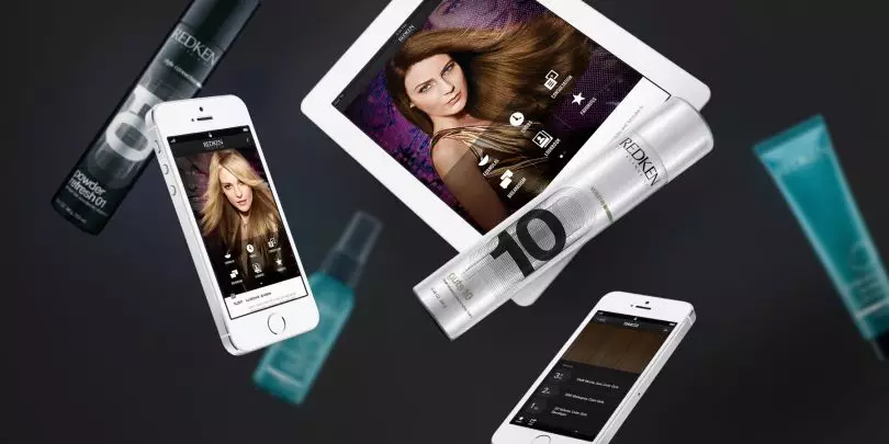 Mobile platform ng Redken Style Station