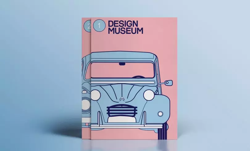 Ilustrasi mobil & motor klasik karya Aylina Krumpmann untuk Design Museum 7006_1