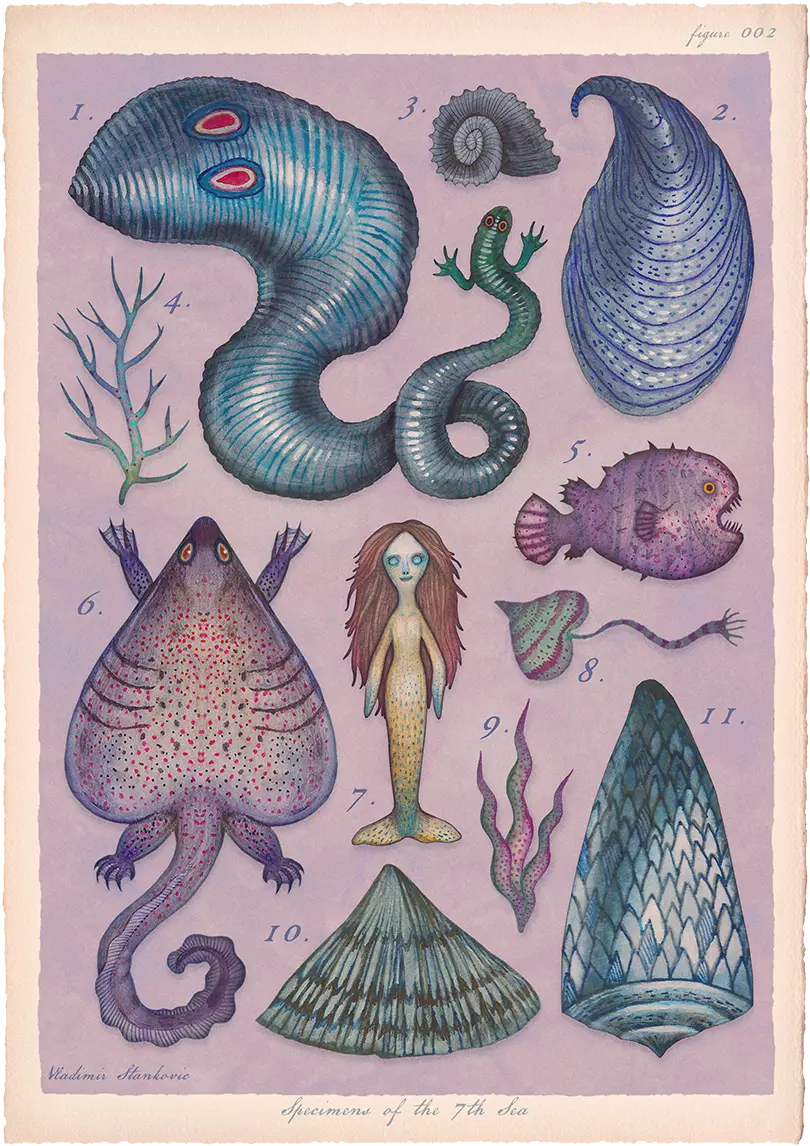 Tales of the Sea: Illustrator maakt een reeks fantastische, op zee gebaseerde personages 7063_3