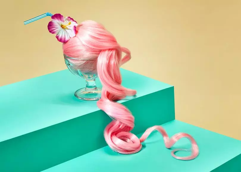 Sweet Style：超現實主義攝影系列探索髮型和糖果之間的相似之處 7112_5