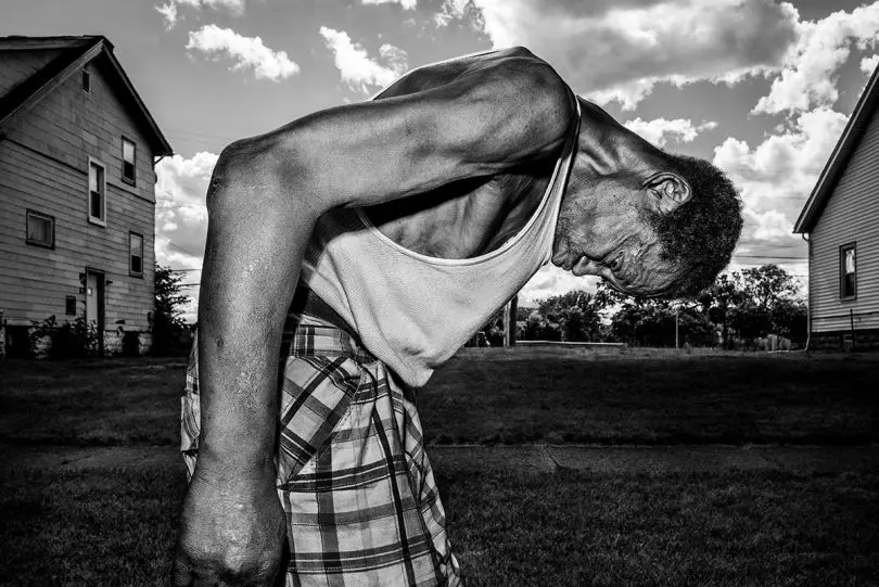 Wopanda dzina. Detroit, USA 2016 © Bruce Gilden / Magnum Photos