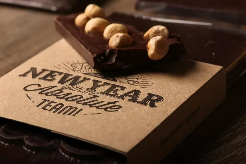 Belgium design agency crafts its own chocolate to treat and thank its clients
