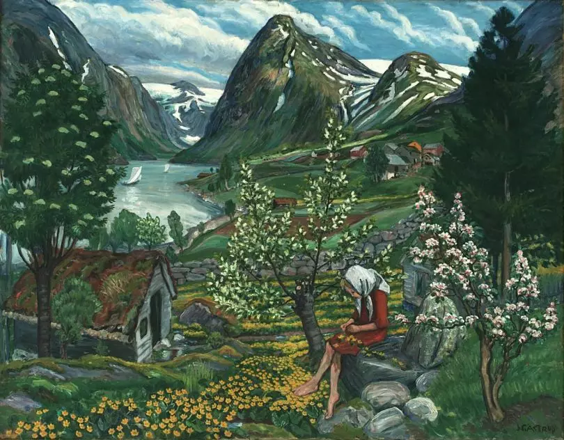 繪畫挪威：尼古拉·阿斯特魯普（Nikolai Astrup）的挪威心愛的藝術品 7563_1