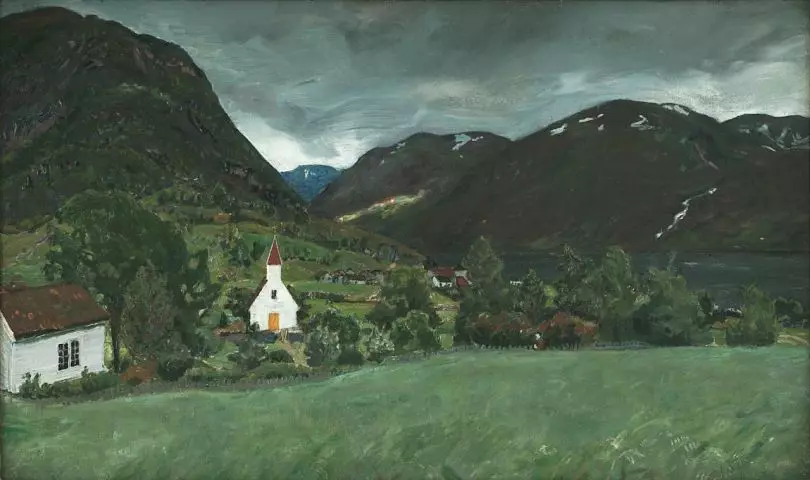 Norvégia festménye: Nikolai Astrup Norvégia kedvelt alkotásai 7563_9