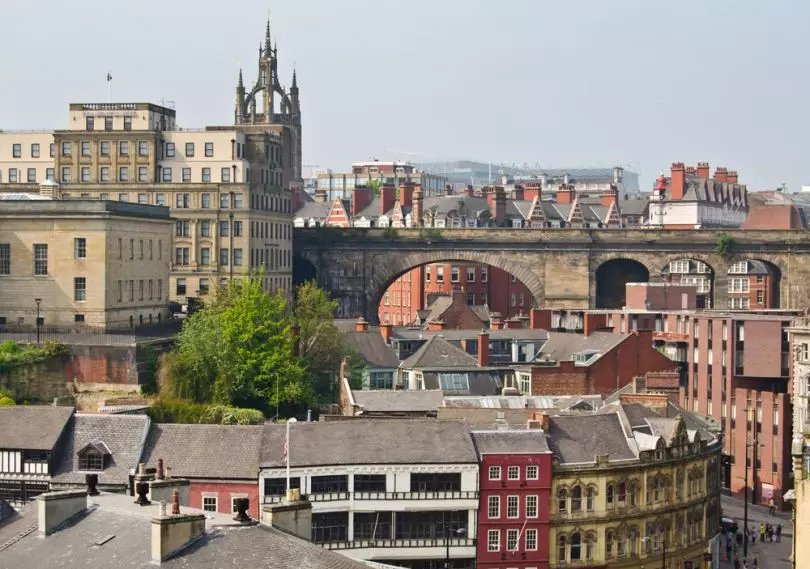 Vista del centro de Newcastle desde Gateshead. Crédito de la imagen: [Shutterstock.com](http://www.shutterstock.com/)