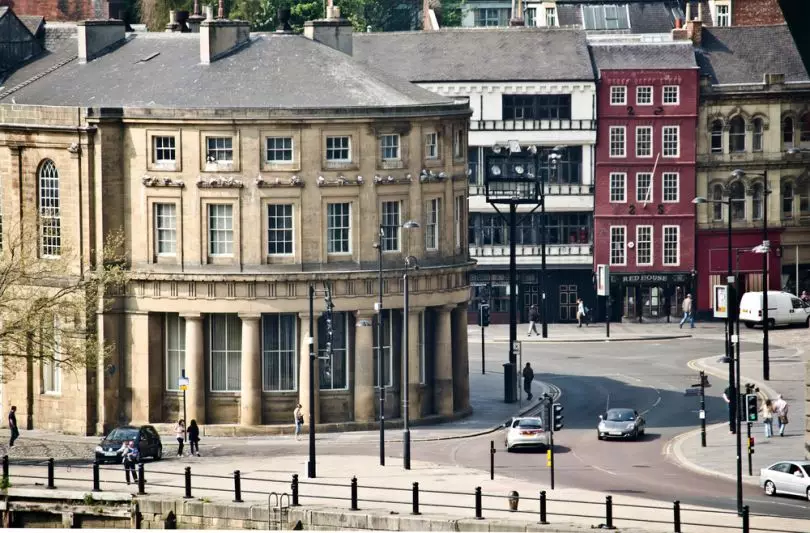 Hermosa arquitectura en Newcastle. Crédito de la imagen: [Shutterstock.com](http://www.shutterstock.com/)