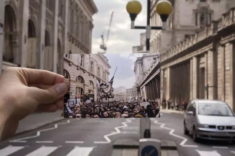 G20 Double Takes: Fotografie před a po protestech v londýnských ulicích 7869_1