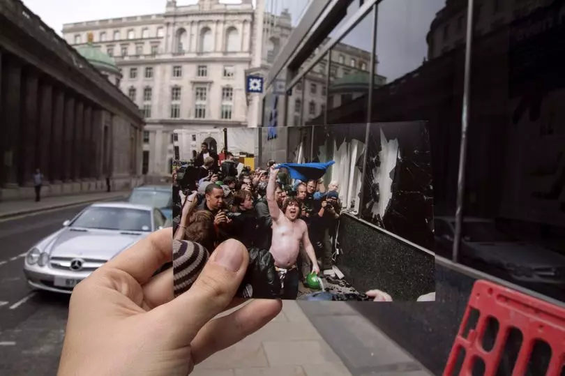 G20 Double Takes : Photographies avant et après des manifestations dans les rues de Londres 7869_5