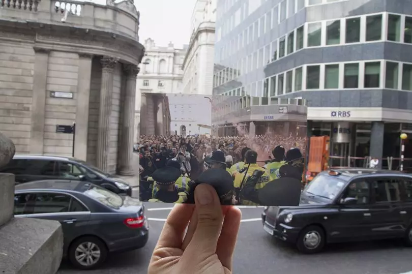 G20 Double Takes : Photographies avant et après des manifestations dans les rues de Londres 7869_8