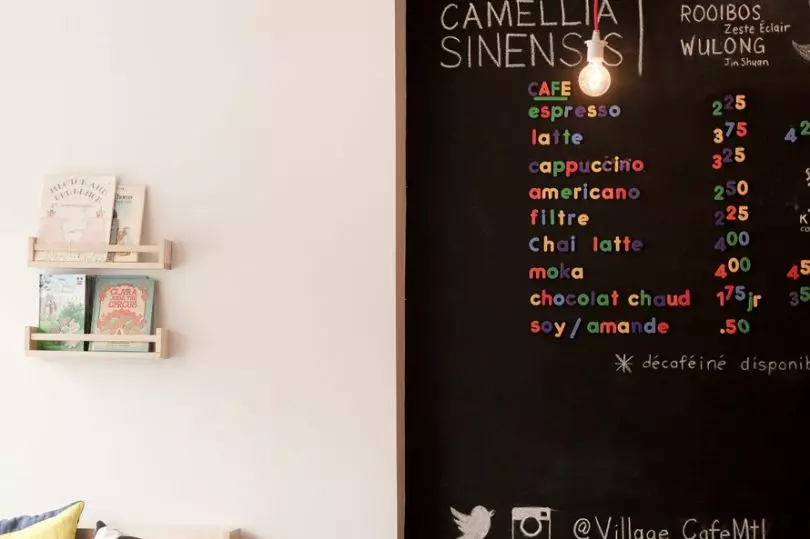 Branding lucu sareng lucu pikeun kafe ramah orok énggal di Montréal 7931_6