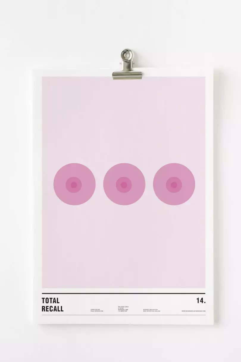 Untwerper makket minimalistyske posters fan ferneamde films mei allinich sirkels 7933_15