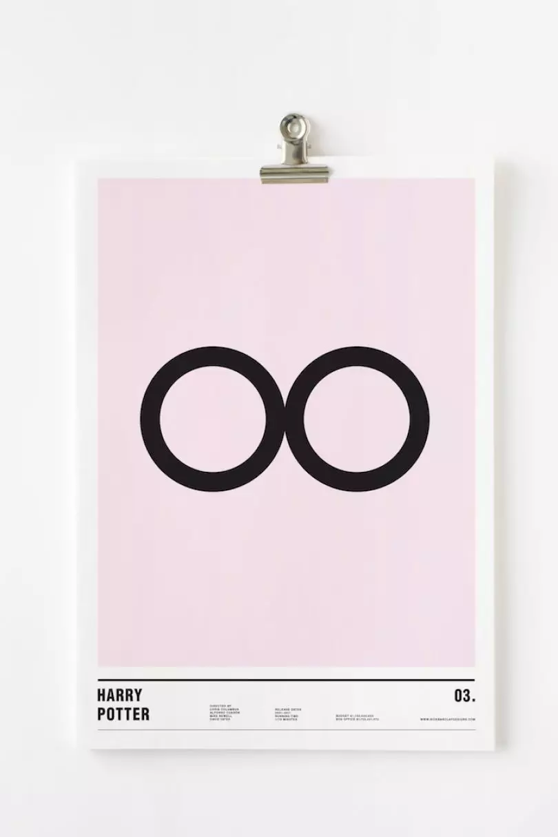 Untwerper makket minimalistyske posters fan ferneamde films mei allinich sirkels 7933_4