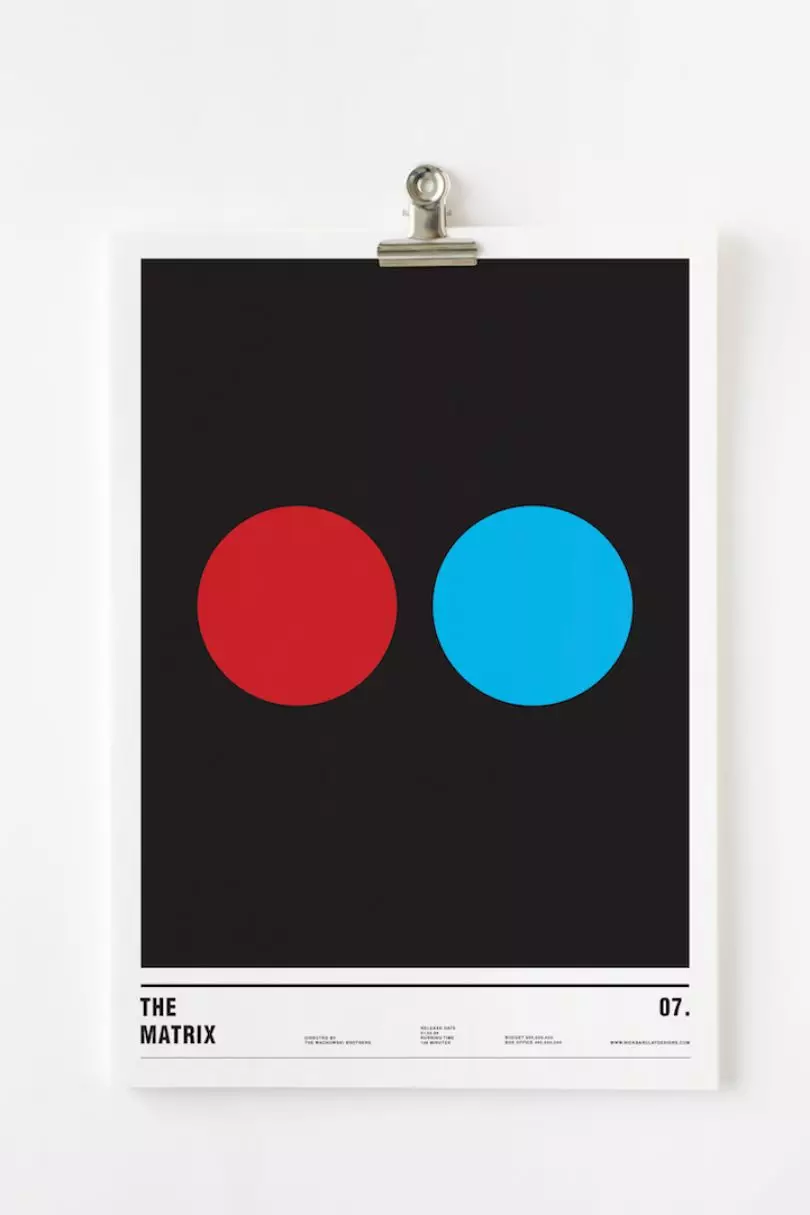 Untwerper makket minimalistyske posters fan ferneamde films mei allinich sirkels 7933_9