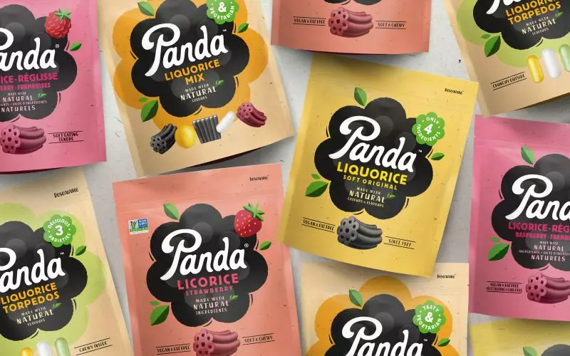 'Be More Panda' adalah seruan yang menggema dalam rebranding This Way Up menjadi permen alami