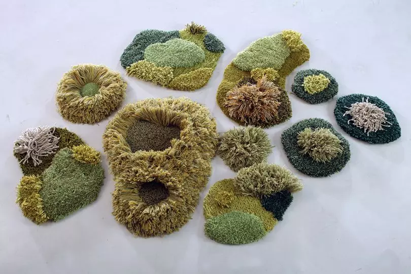 Obras de tapetes: Artista usa lã para tecer cenas de tapetes de paisagens verdes e naturais 8166_10