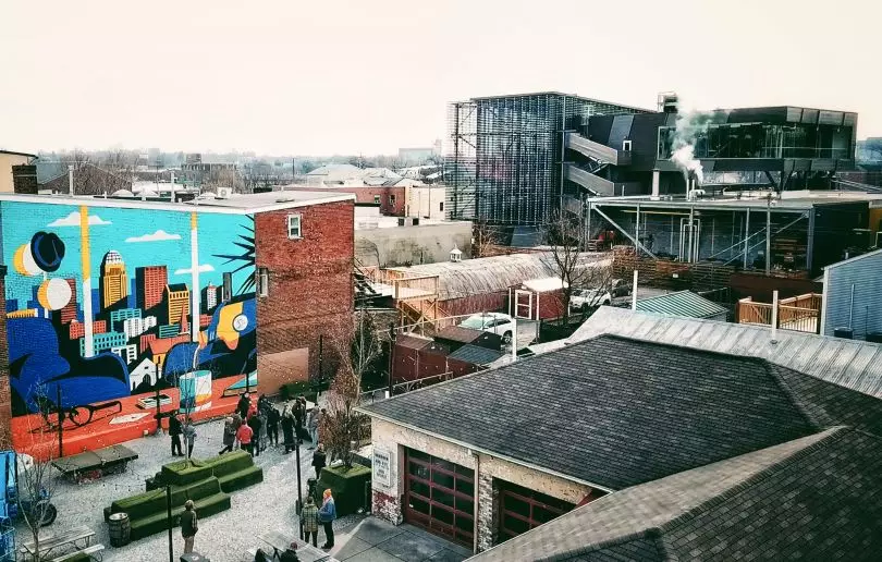 Jeremy Booth cria mural gigante em Louisville para Rabbit Hole para celebrar a comunidade criativa local 8194_3