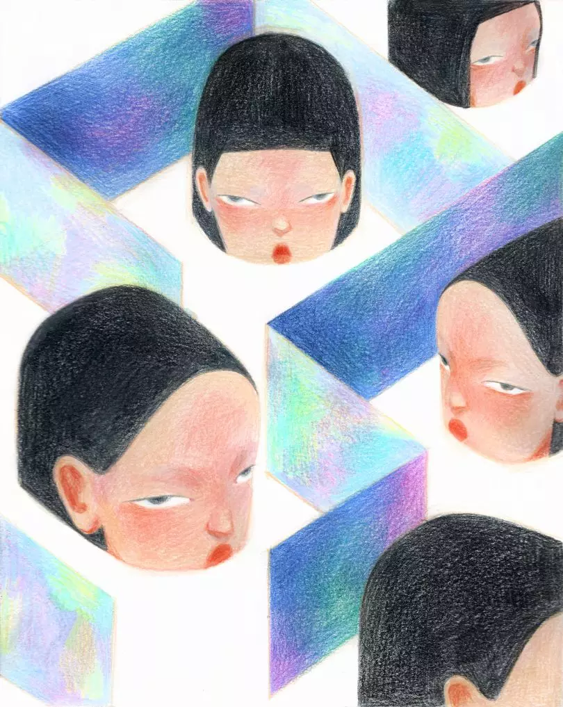 Jiayue Lis surrealistiska illustrationer tänder gnistrar av tankar och spänning 819_11