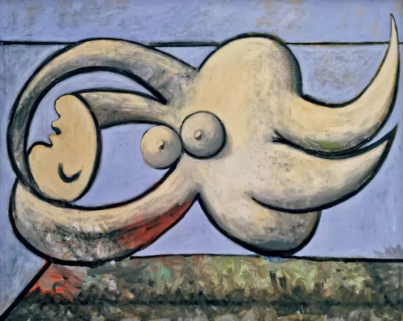 Pablo Picasso Miboridana Miboridana (Femme nue couchée) 1932 Loko menaka amin'ny lamba 1300 x 1610 mm Fanangonana manokana © Succession Picasso/ DACS London, 2017