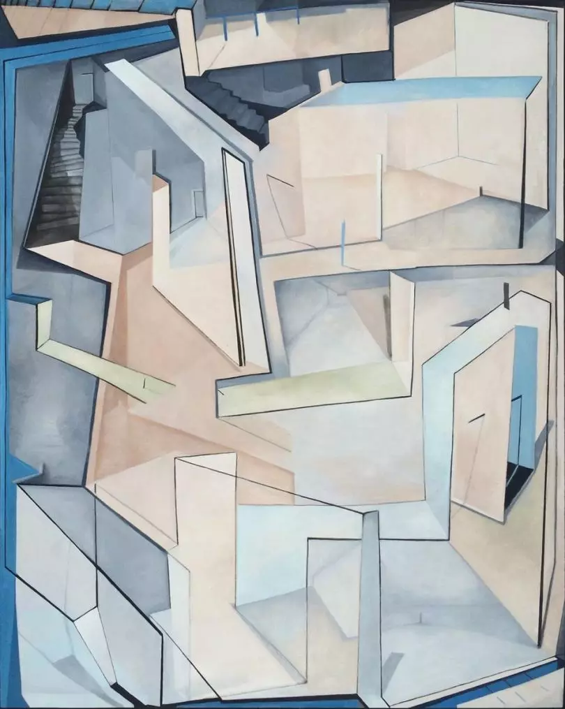 Geometric Surrealism: JT Thompson's labyrinth style paintings 8239_4